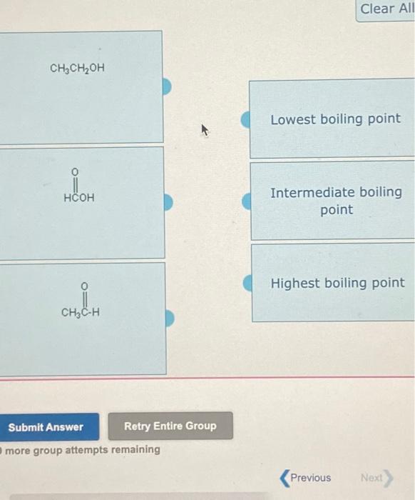 Solved Arrange the following compounds in order of | Chegg.com