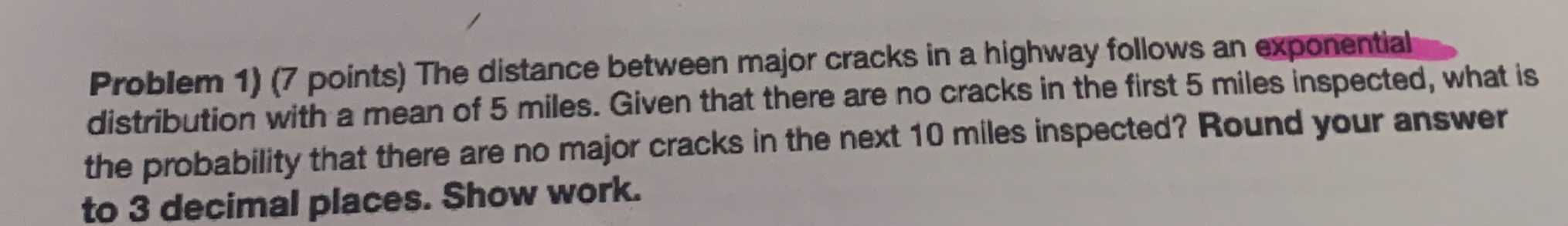 Solved Problem 1) (7 ﻿points) ﻿The distance between major | Chegg.com