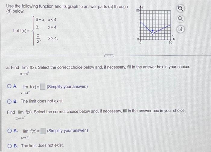 Use the following function and its graph to answer | Chegg.com