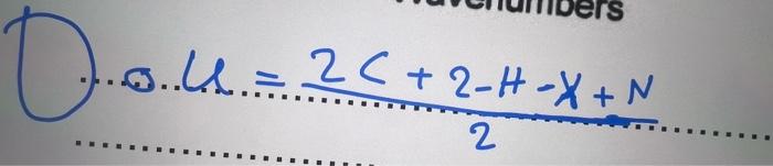 Solved D rL0.U=22C+2−H−X+N | Chegg.com