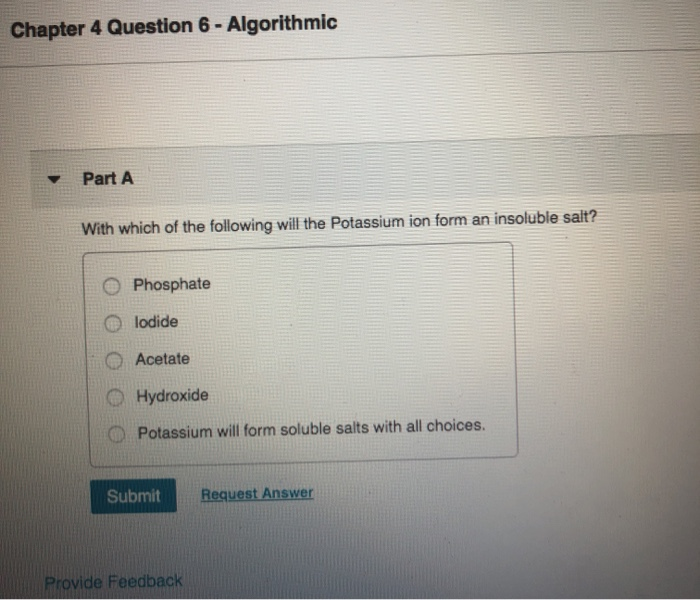 Solved Chapter 4 Question 6 - Algorithmic Part A With which | Chegg.com