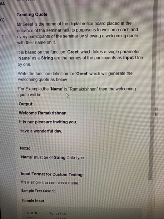 Answered In Python Programming ALL Greeting Quote 0 Mr Gre