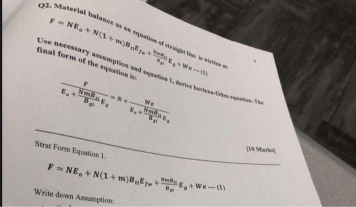 Solved (i) Strat Form Equation 1. 110 Markel | Chegg.com