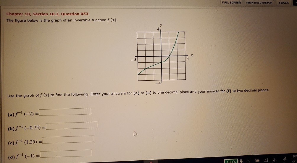 Solved FULL SCREEN PRINTER VERSION BACK Chapter 10, Section | Chegg.com
