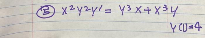 Solved *it is a y prime for the first part of the equation | Chegg.com