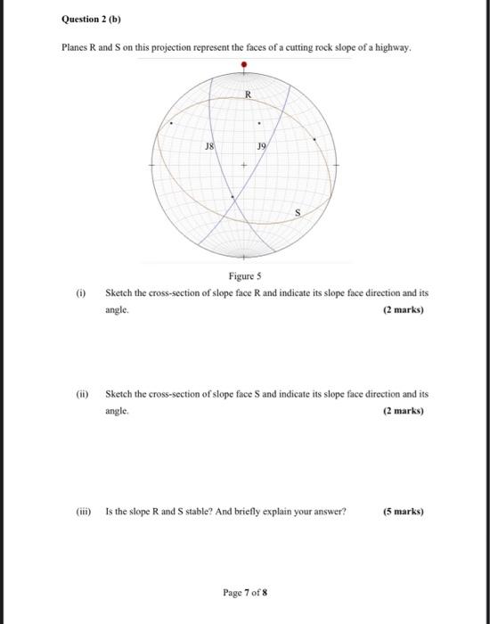 Solved 1. Figure 1 (a) and (b) shows the map of the area and | Chegg.com