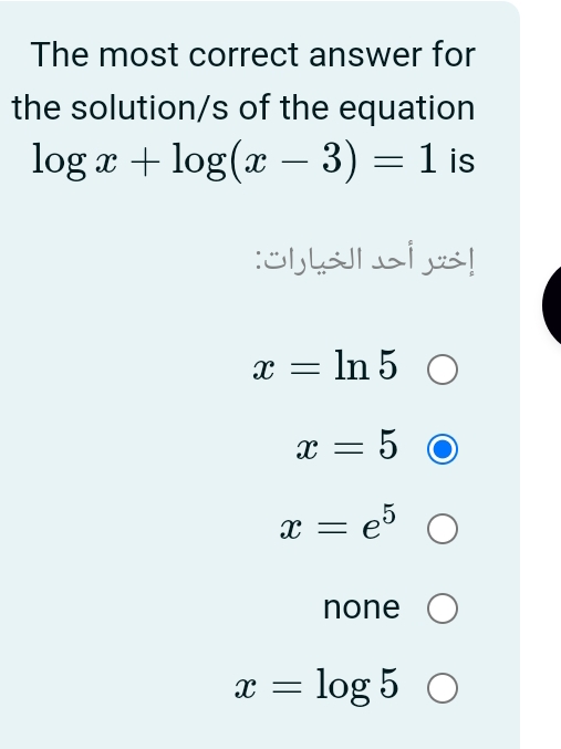 Solved The most correct answer for the solution/s of the | Chegg.com