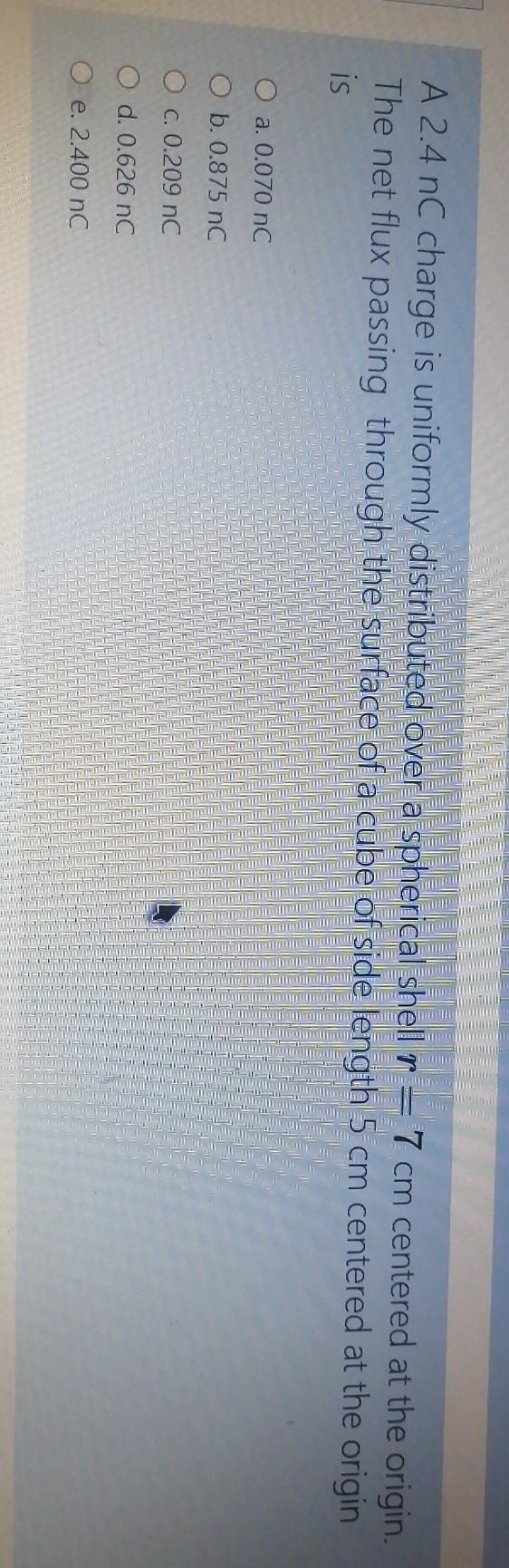 Solved alum th linum mum mm um and A 2.4 nC charge is | Chegg.com