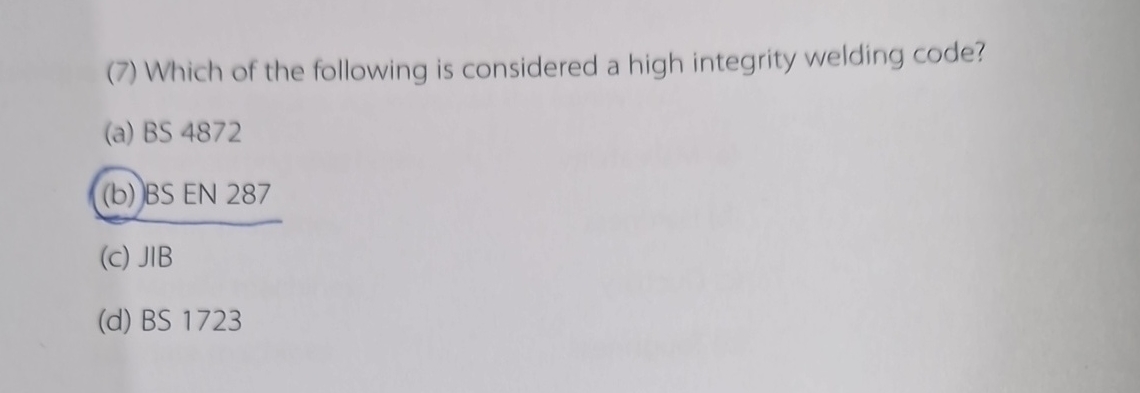 Solved (7) ﻿Which of the following is considered a high | Chegg.com