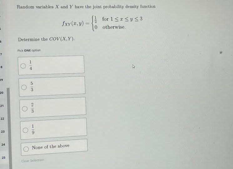 Solved Random variables X and Y have the joint, probability | Chegg.com