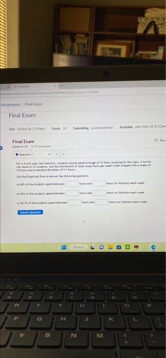 Solved X Final Exam 0 Assignments > Final Exam | Chegg.com
