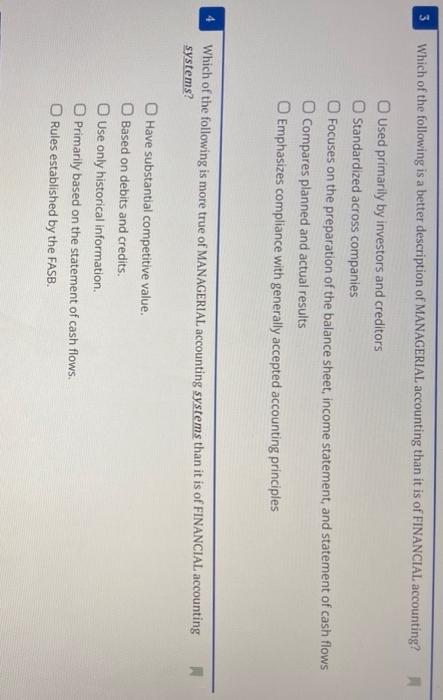 Solved Which of the following is a better description of | Chegg.com