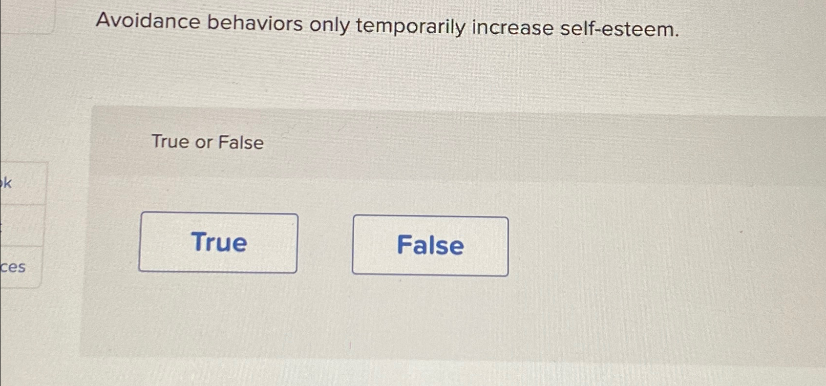 Solved Avoidance behaviors only temporarily increase | Chegg.com