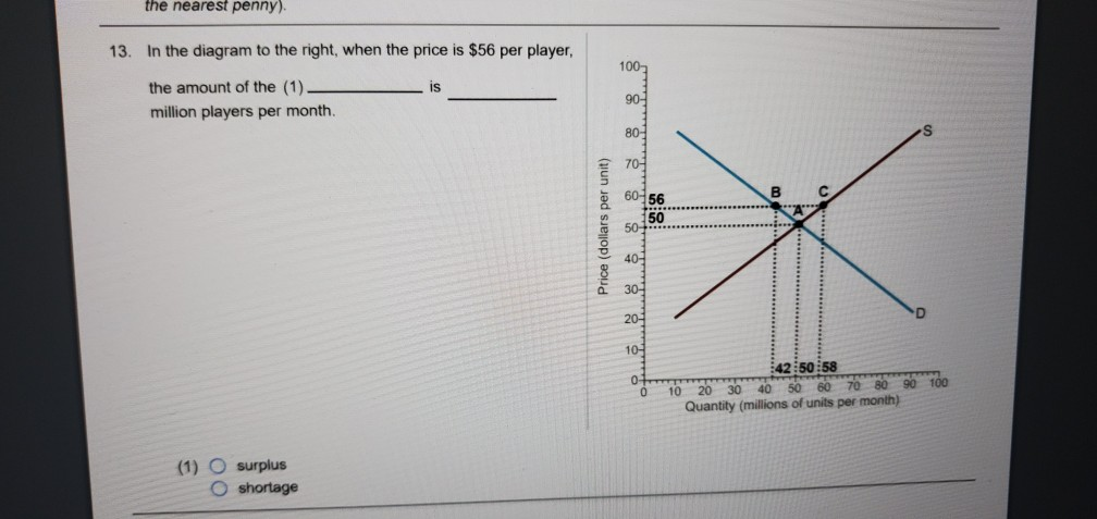 Solved the nearest penny). 13. In the diagram to the right, | Chegg.com