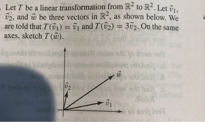 Solved - Let T be a linear transformation from R2 to R2. Let | Chegg.com