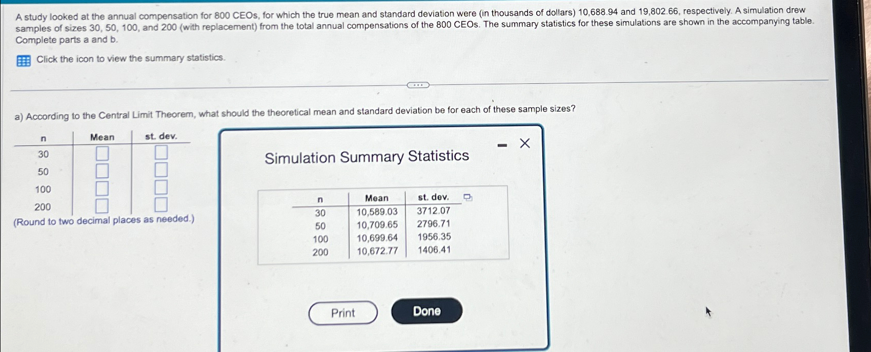 Solved Complete parts a and b.Click the icon to view the | Chegg.com
