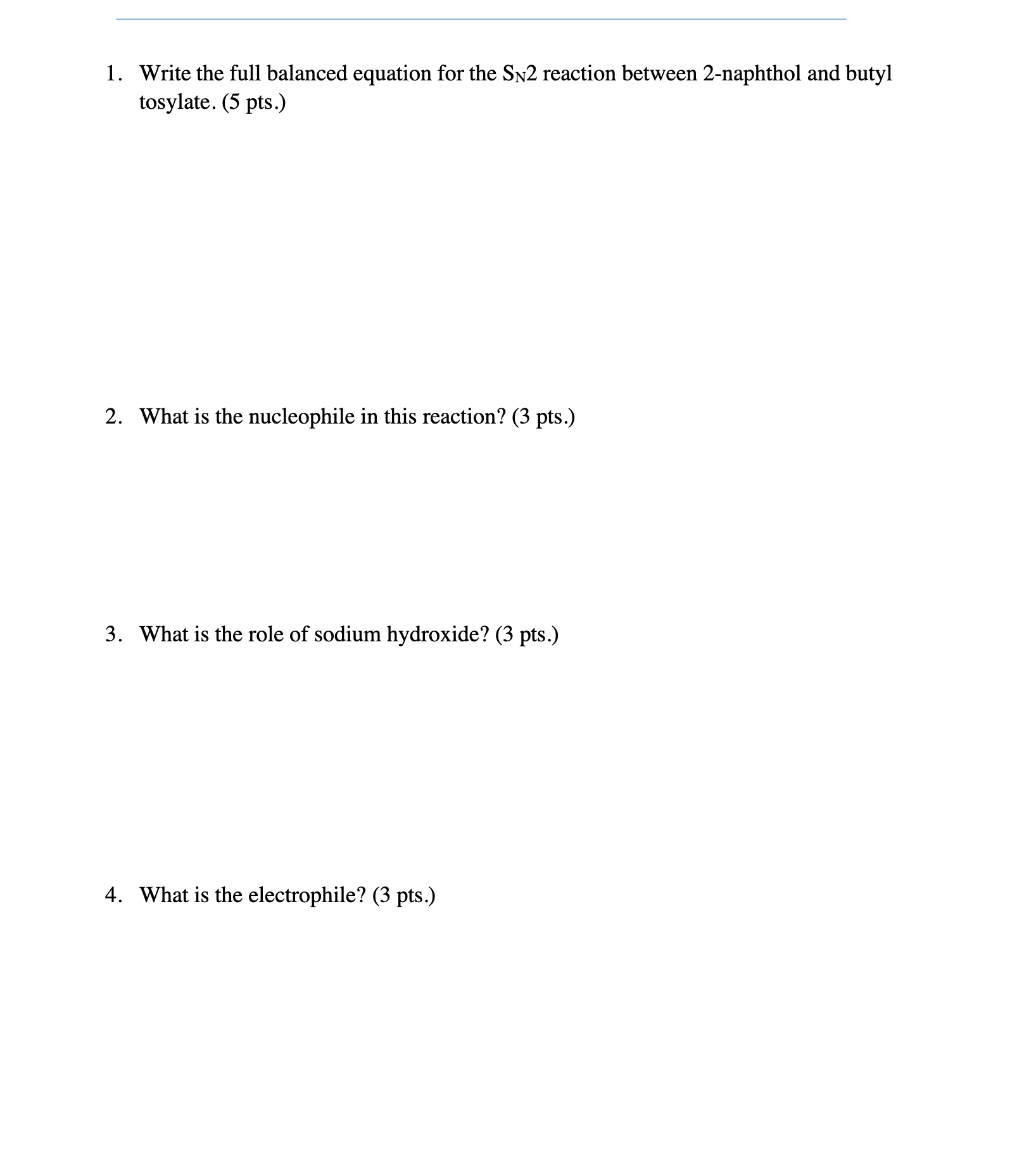 Solved 1. ﻿Write the full balanced equation for the | Chegg.com