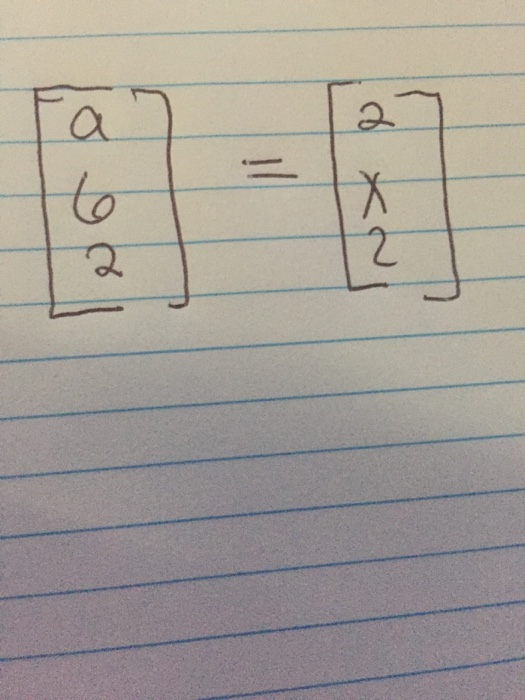 Solved 6 X 2 2 Fa 6 Х а 2 | Chegg.com