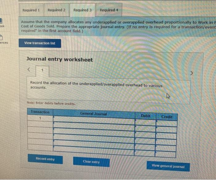Solved 1 Problem 3-12 (Static) Predetermined Overhead Rate; | Chegg.com