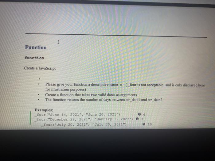 Solved 3A: Check Date three (string) . function that meets | Chegg.com