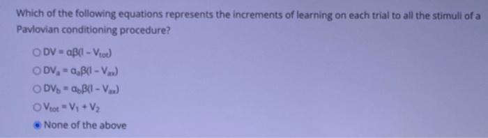 Solved Which of the following equations represents the | Chegg.com