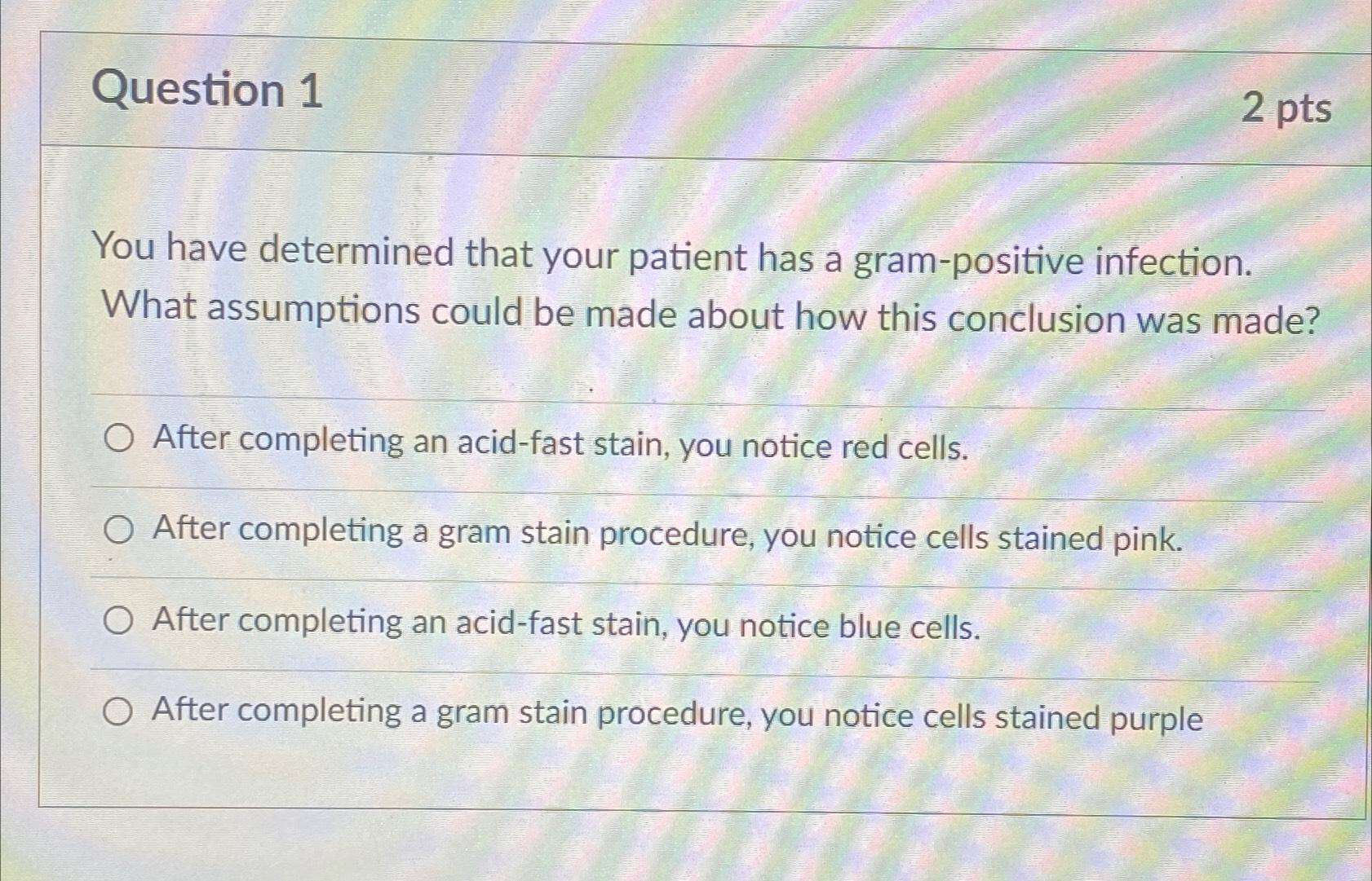 Solved Question 12 ﻿ptsYou have determined that your patient | Chegg.com