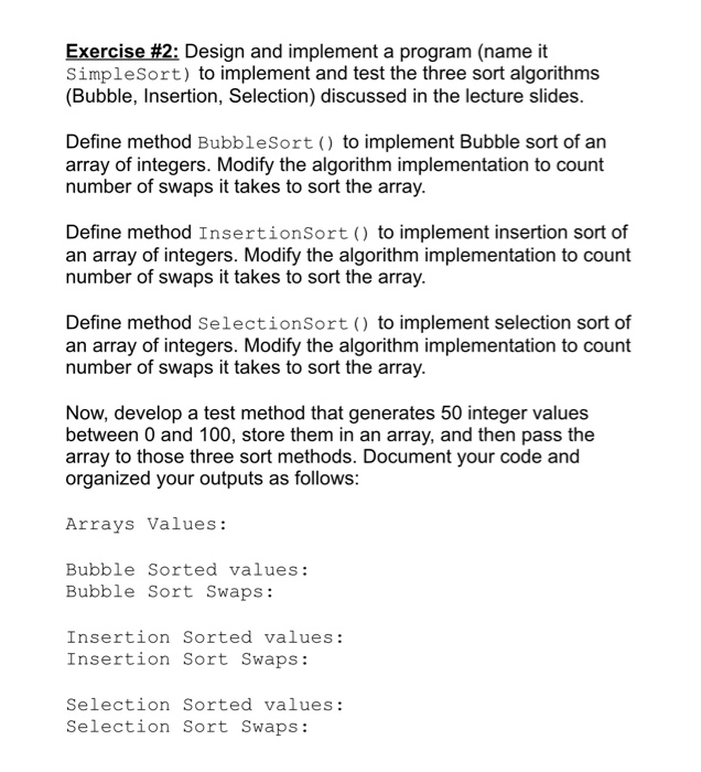 Solved Exercise 2 Design And Implement A Program Name It 4779