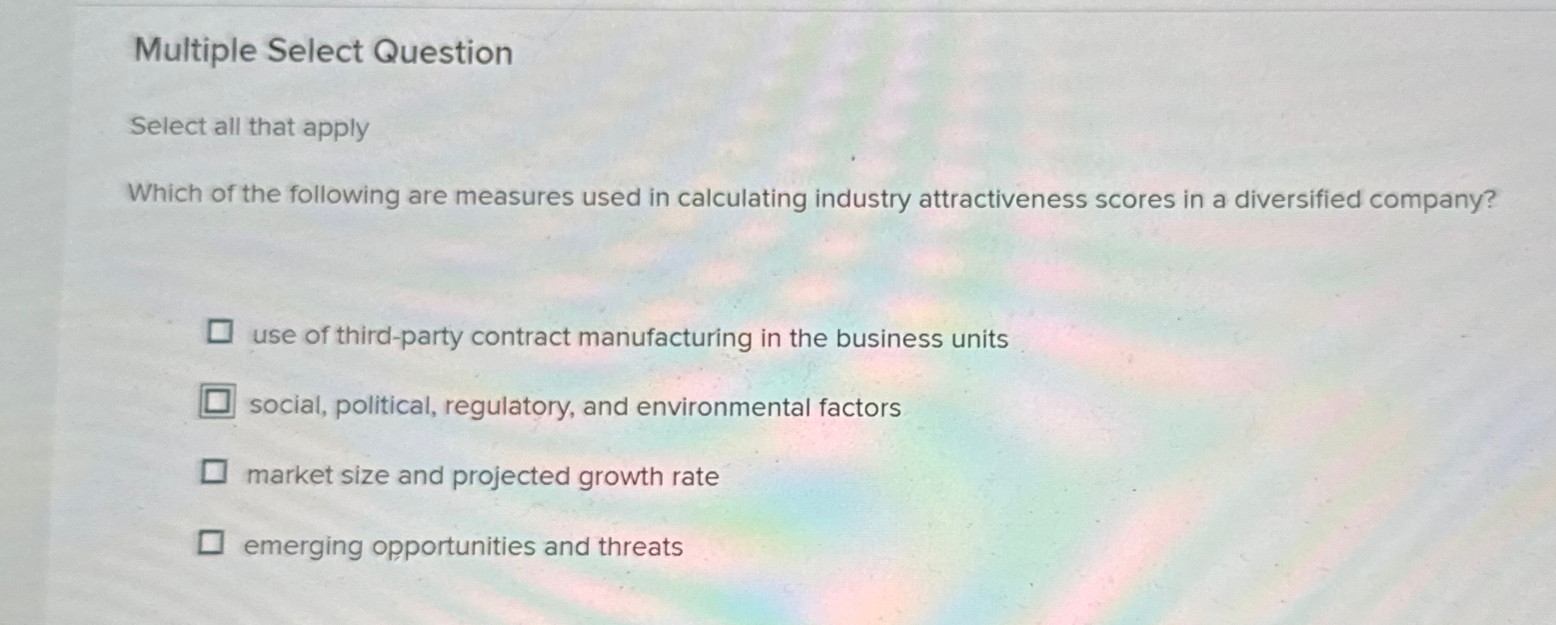 Solved Multiple Select QuestionSelect all that applyWhich of | Chegg.com