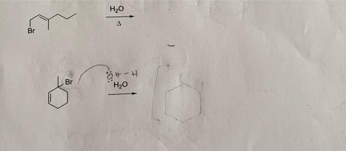 Solved H2O Br #-H Br H2O | Chegg.com