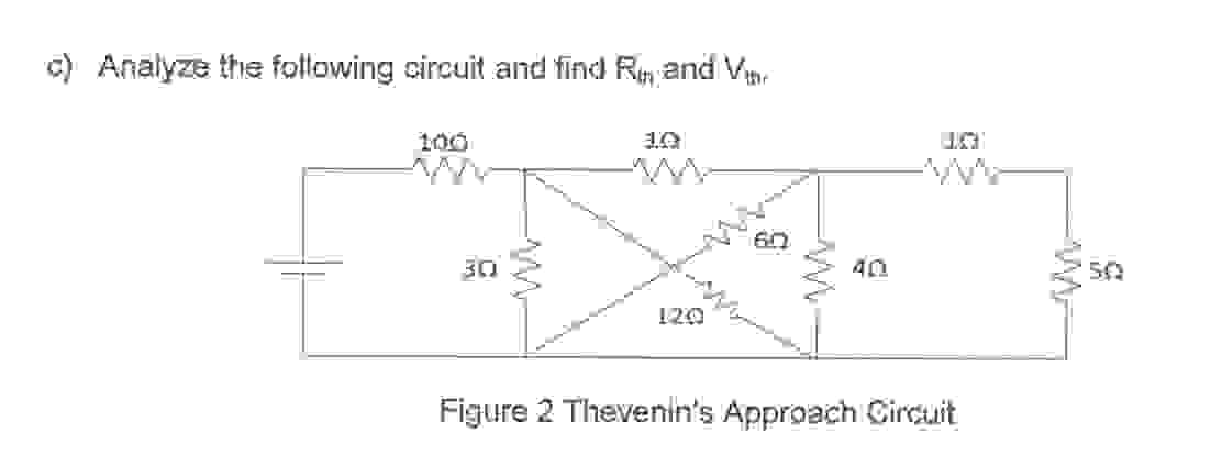 Solved c) ﻿Analyze the following circuit and find Fts ﻿and | Chegg.com