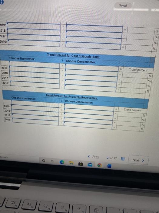 Solved Exercise 13-3 Computing and interpreting trend | Chegg.com