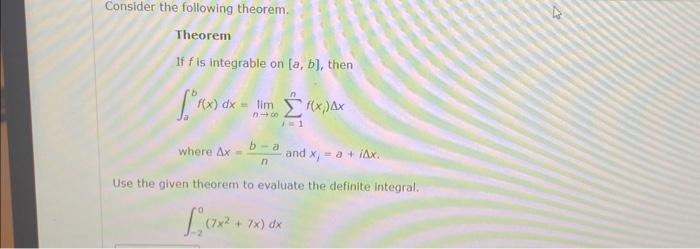 Solved Consider the following theorem. Theorem If f is | Chegg.com