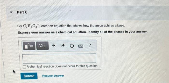 Solved For F−, enter an equation that shows how the anion | Chegg.com