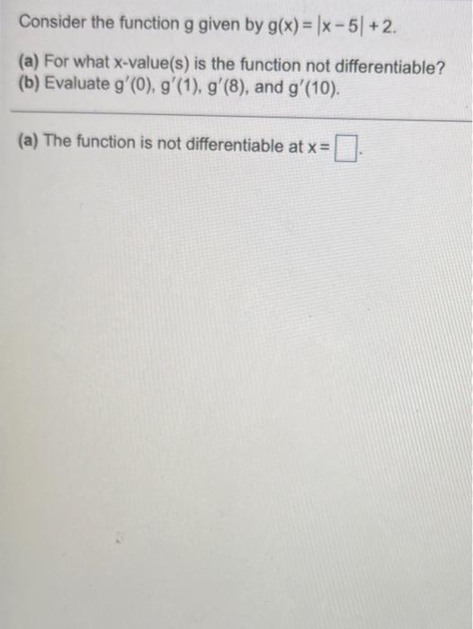 Solved Consider the function f given below. x² - 64 f(x) = | Chegg.com