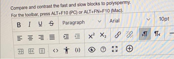 Solved Compare and contrast the fast and slow blocks to | Chegg.com