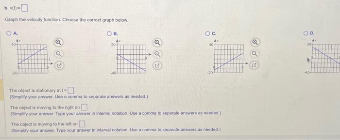 Solved Suppose the position of an object moving horizontally | Chegg.com