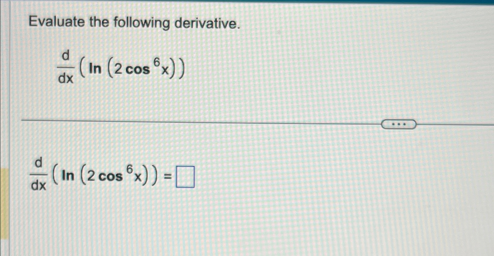 Solved Evaluate the following | Chegg.com