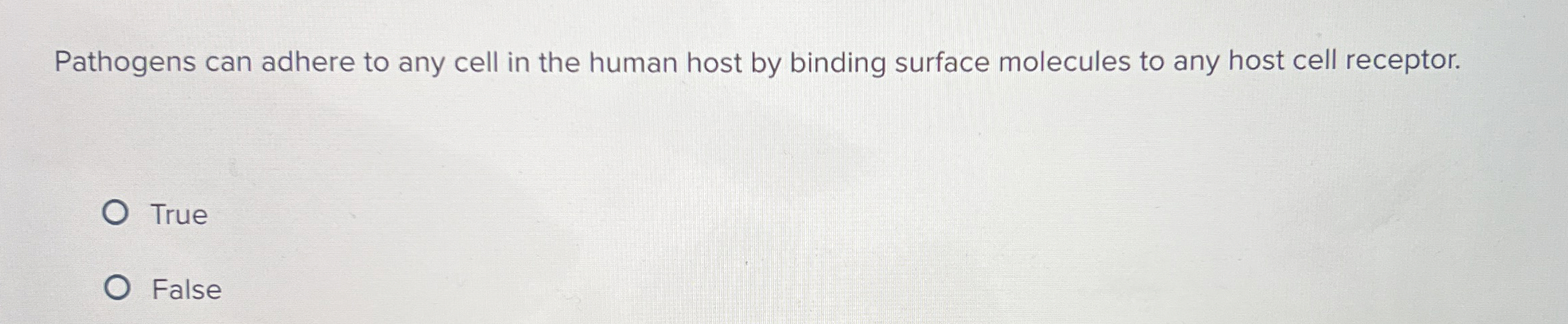 Solved Pathogens can adhere to any cell in the human host by | Chegg.com