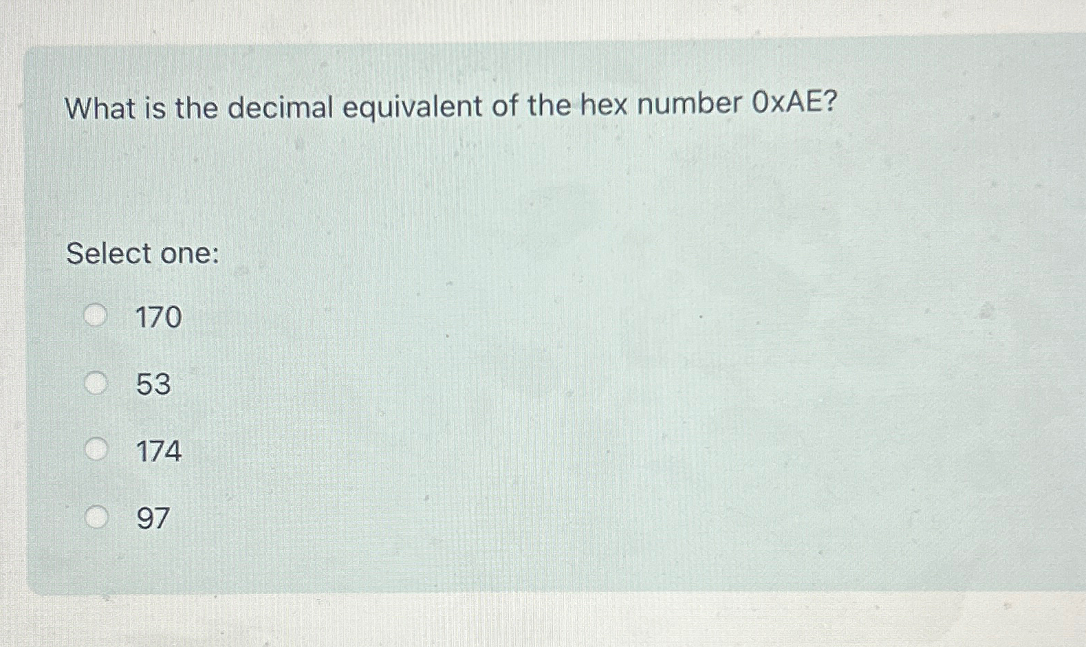 Solved What is the decimal equivalent of the hex number | Chegg.com
