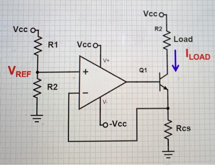 Solved R1, R2 set by a potentiometer to establish VREF = 10% | Chegg.com