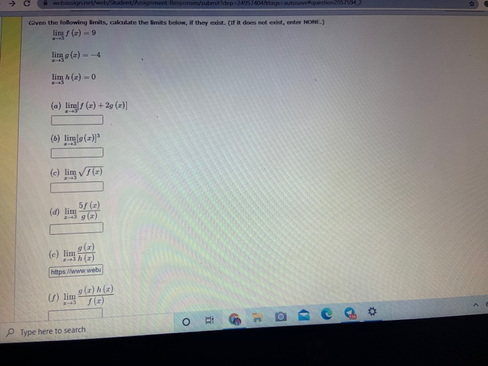 Solved → webassign.net/web/Student/Assignment | Chegg.com