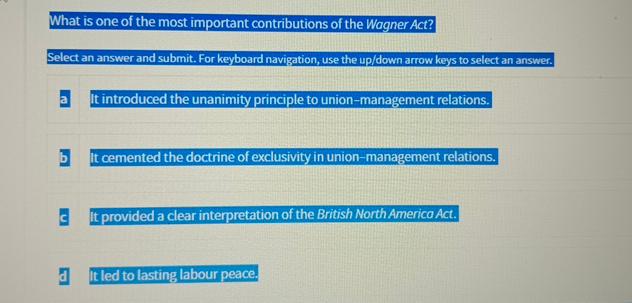 Solved What is one of the most important contributions of | Chegg.com