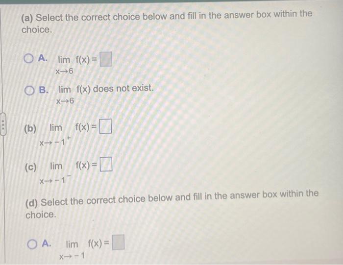 Solved Using the following graph of the function f, evaluate | Chegg.com
