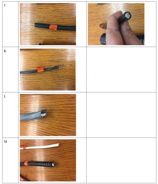 1. Fill in the letter that identifies each cable | Chegg.com