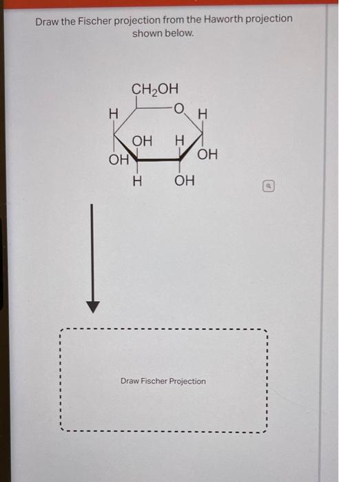 Solved Draw the Fischer projection from the skeletal | Chegg.com