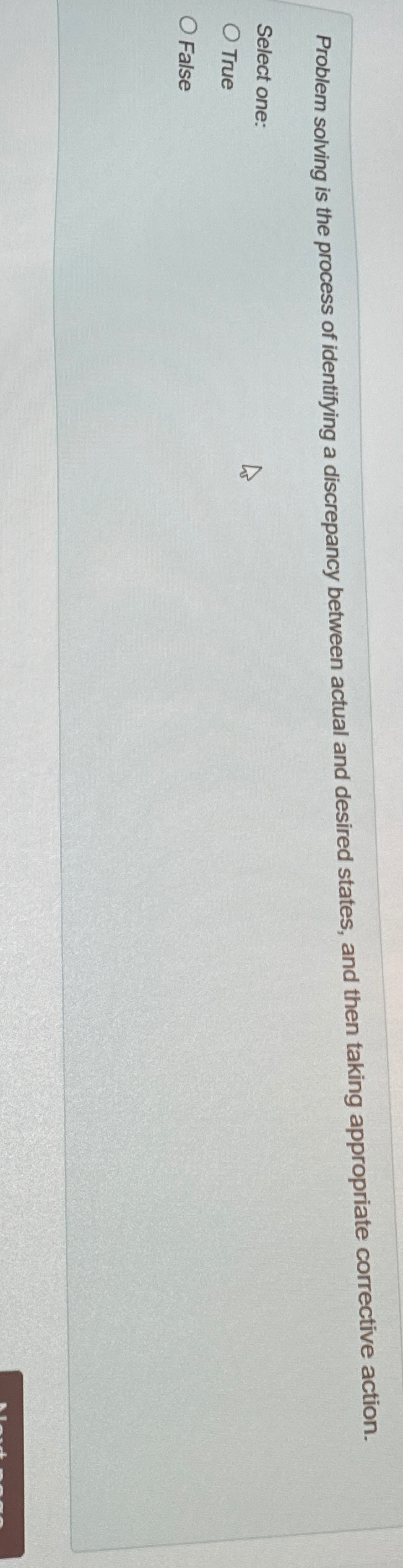 Solved Problem solving is the process of identifying a | Chegg.com