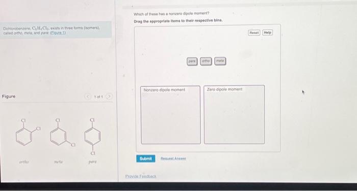 Solved Dichlorobenzene, C6H4Cl₂, exists in three forms | Chegg.com