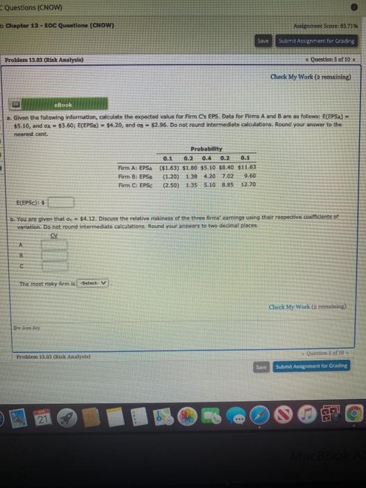 Solved Questions (CNOW) Chapter 13 - ROC Questions (CHOW) | Chegg.com Solved Questions (CNOW) Chapter 13 - ROC Questions (CHOW) | Chegg.com