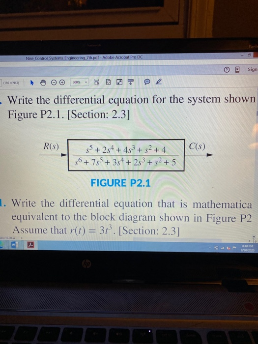 Solved Pavil Nise Control Systems Engineering 7th.pdf - | Chegg.com