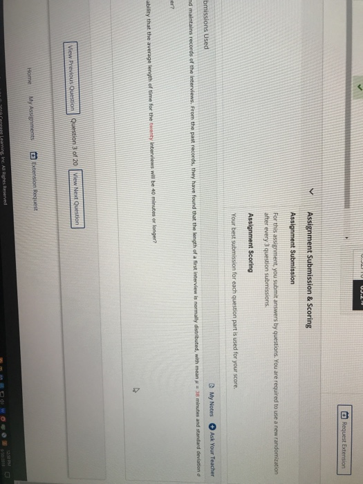 Solved Request Extension Assignment Submission & Scoring | Chegg.com